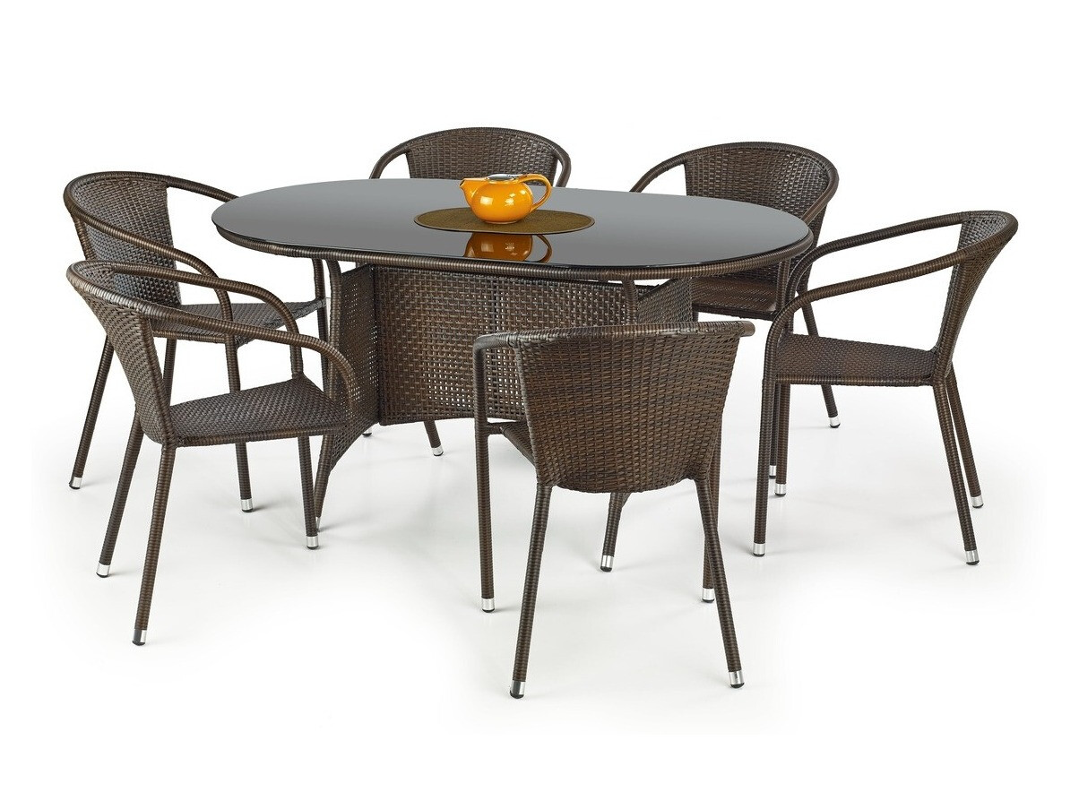 Table and chairs set Houston 240 - Outdoor furniture | Epipla1.gr