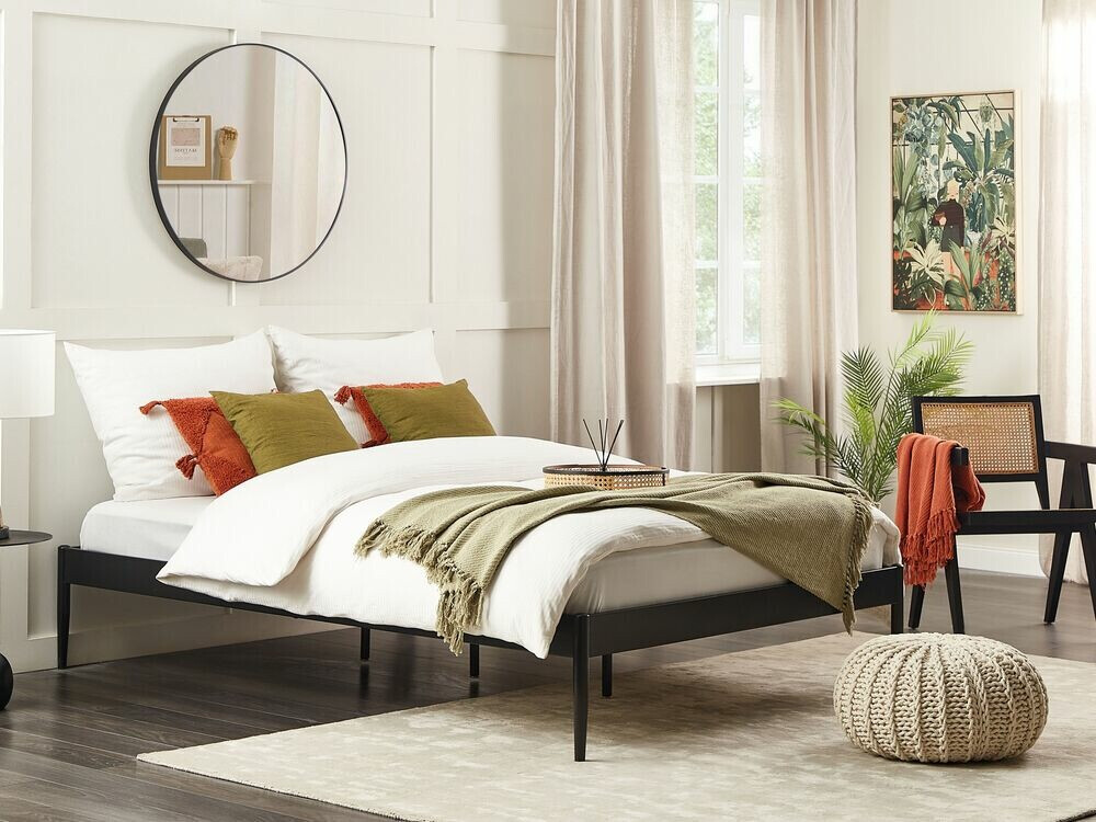 Bed Berwyn 1588 (Black) - Bedroom furniture | Epipla1.gr