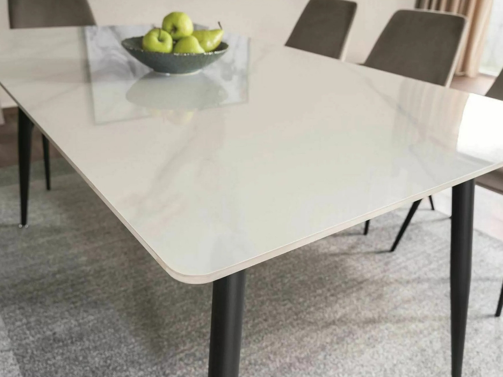 Table Detroit 803 (White marble) - Living room furniture | Epipla1.gr