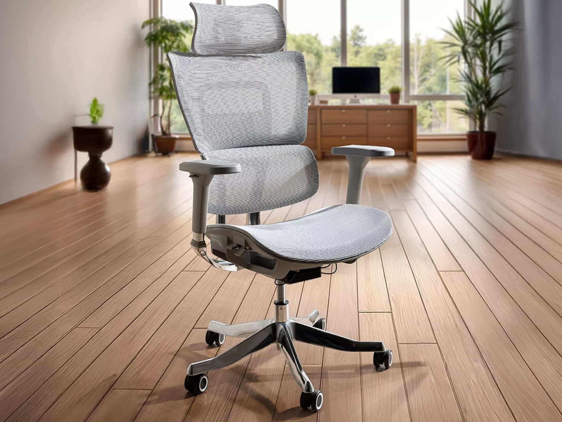 Office chair Detroit 931 (Grey) - Home office furniture | Epipla1.gr
